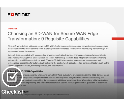 Fortinet | Secure SD-WAN